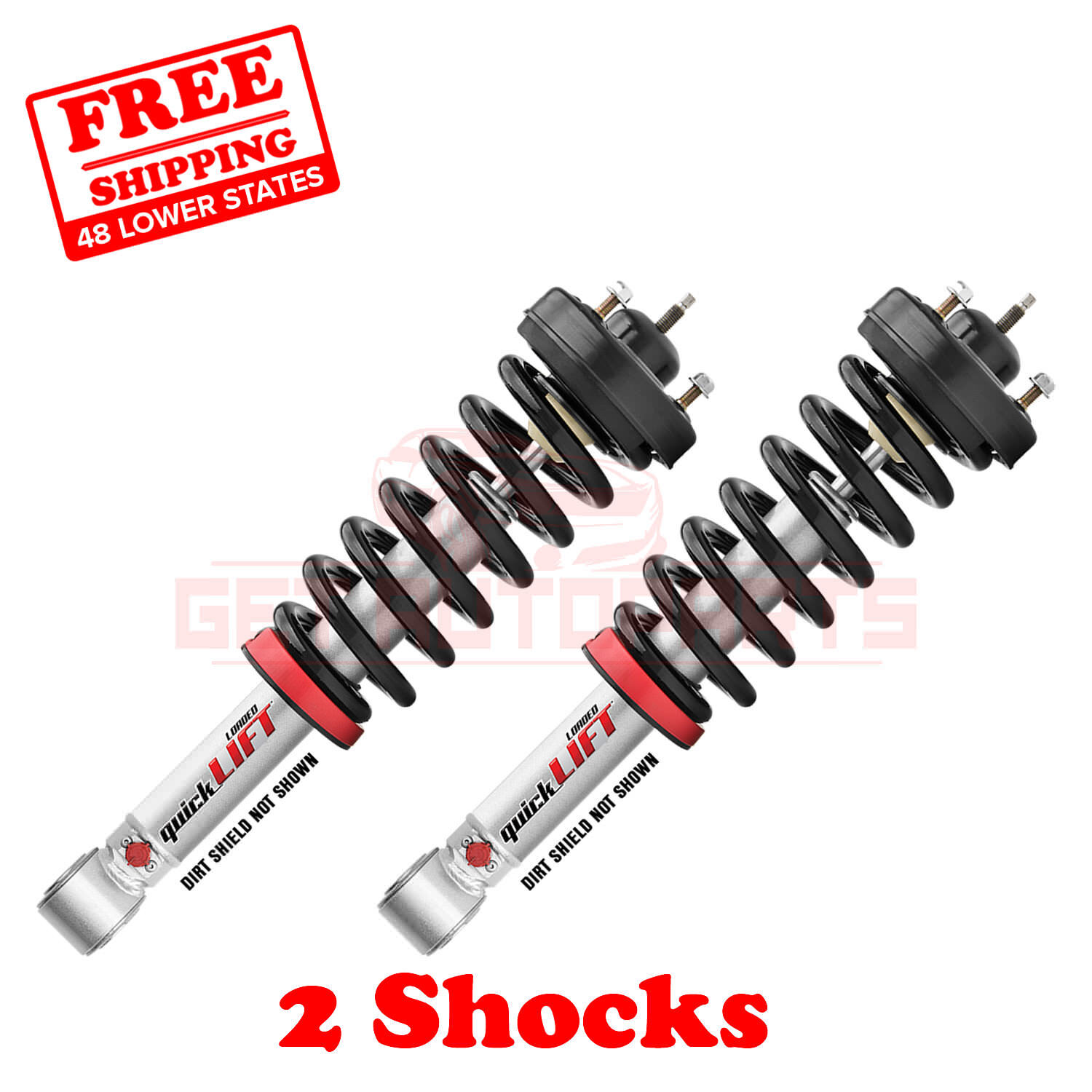 Kit of 2 Rancho Front Quicklift Leveling Strut for Nissan Titan 2WD 04 ...