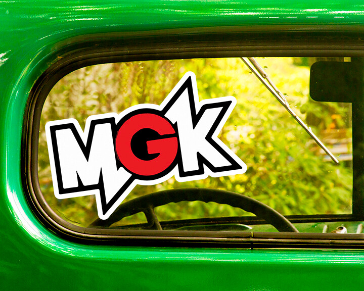 2 MGK MACHINE GUN KELLY DECALs Sticker Bogo For Car Window Bumper ...