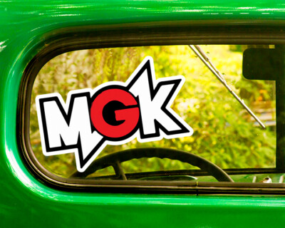 2 MGK MACHINE GUN KELLY DECALs Sticker Bogo For Car Window Bumper ...
