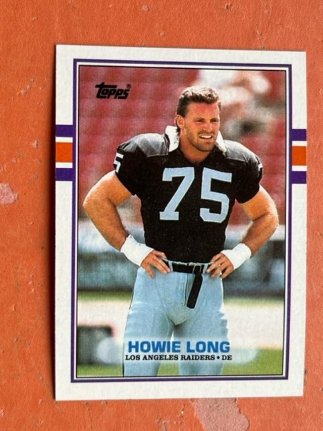 1989 Topps #273 Howie Long Los Angeles Raiders MINT SHIPS FREE IN NEW ...