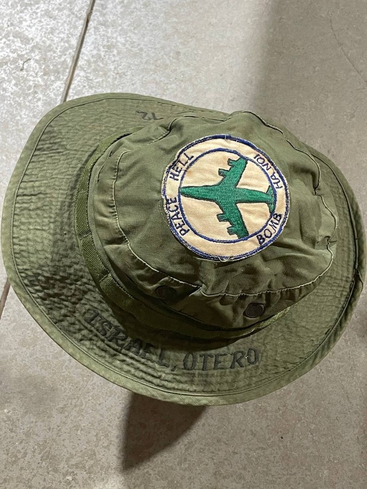 Authentic 1968 Vietnam War Military Issue Boonie Hat OG-107 Size 7 1/4 ...