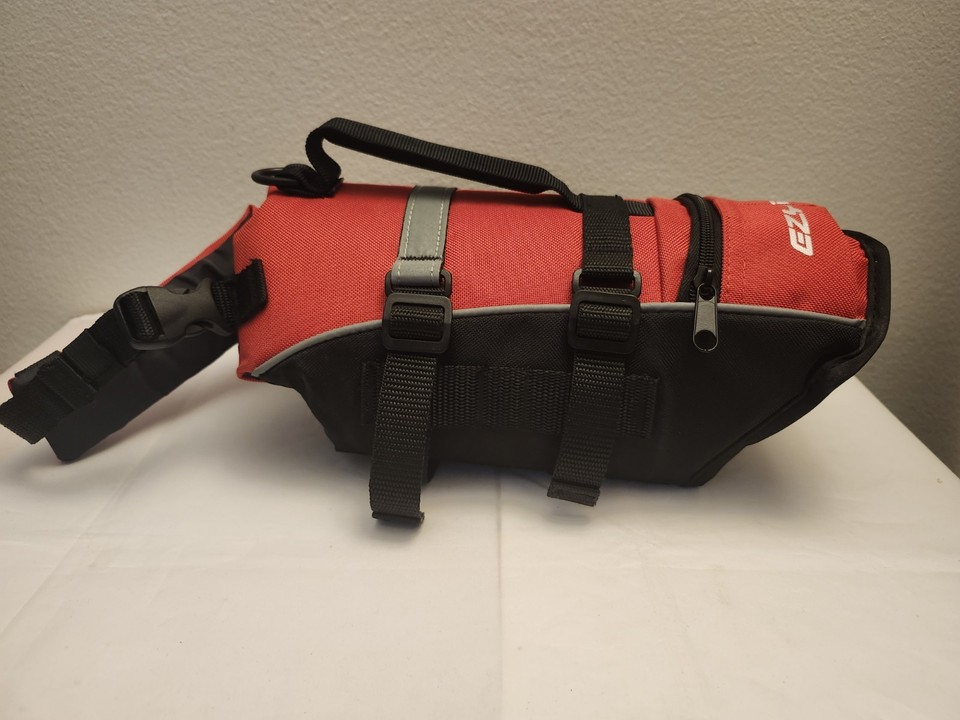EZY DOG Flotation Vest Device Red Adjustable Reflective Heavy Duty Size ...