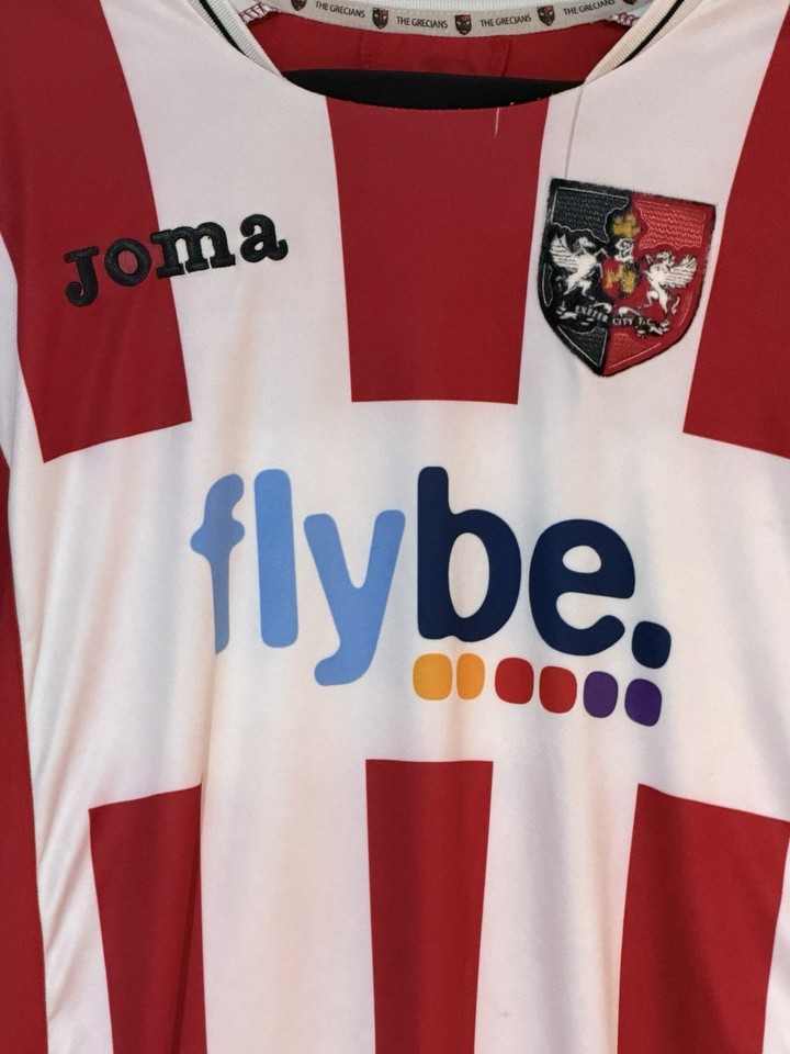 Exeter City FC Kids Football Shirt Joma Children’s Large Small ...