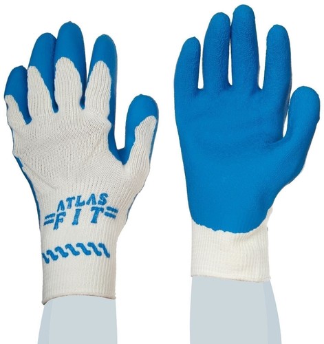 SHOWA Atlas 300 Natural Latex Palm Coated General Purpose Work Glove | eBay