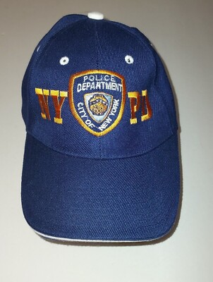 NYPD BASEBALL Cap HAT New York Police Department Adjustable | eBay