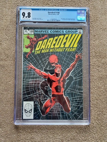 Daredevil 188 Black Widow and Ninjas by Frank Miller! CGC 9.8 (OW/W) | eBay