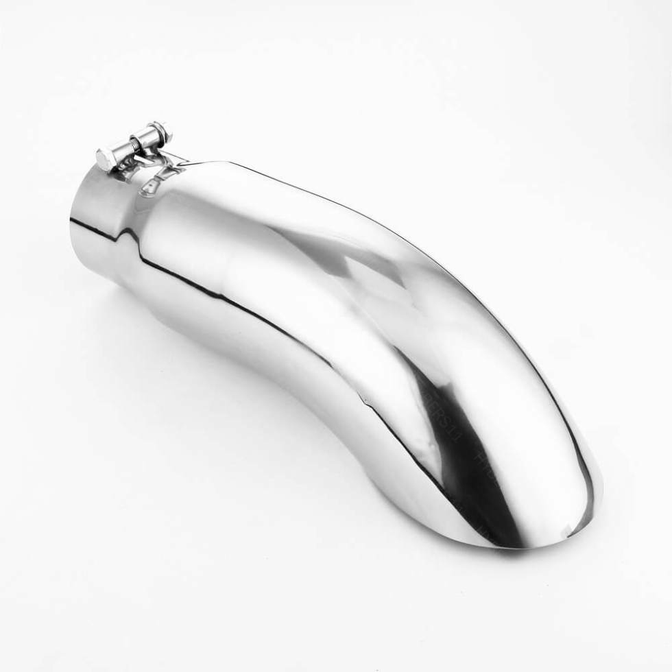 5" Out Diesel Truck Pickup 4" In Exhaust Tip 304 Stainless Steel Turn ...