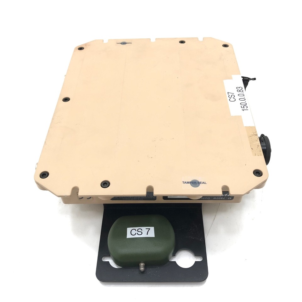 Harris RF-7800W-OU501 Falcon III HCLOS Ethernet Radio w Antenna Dish ...