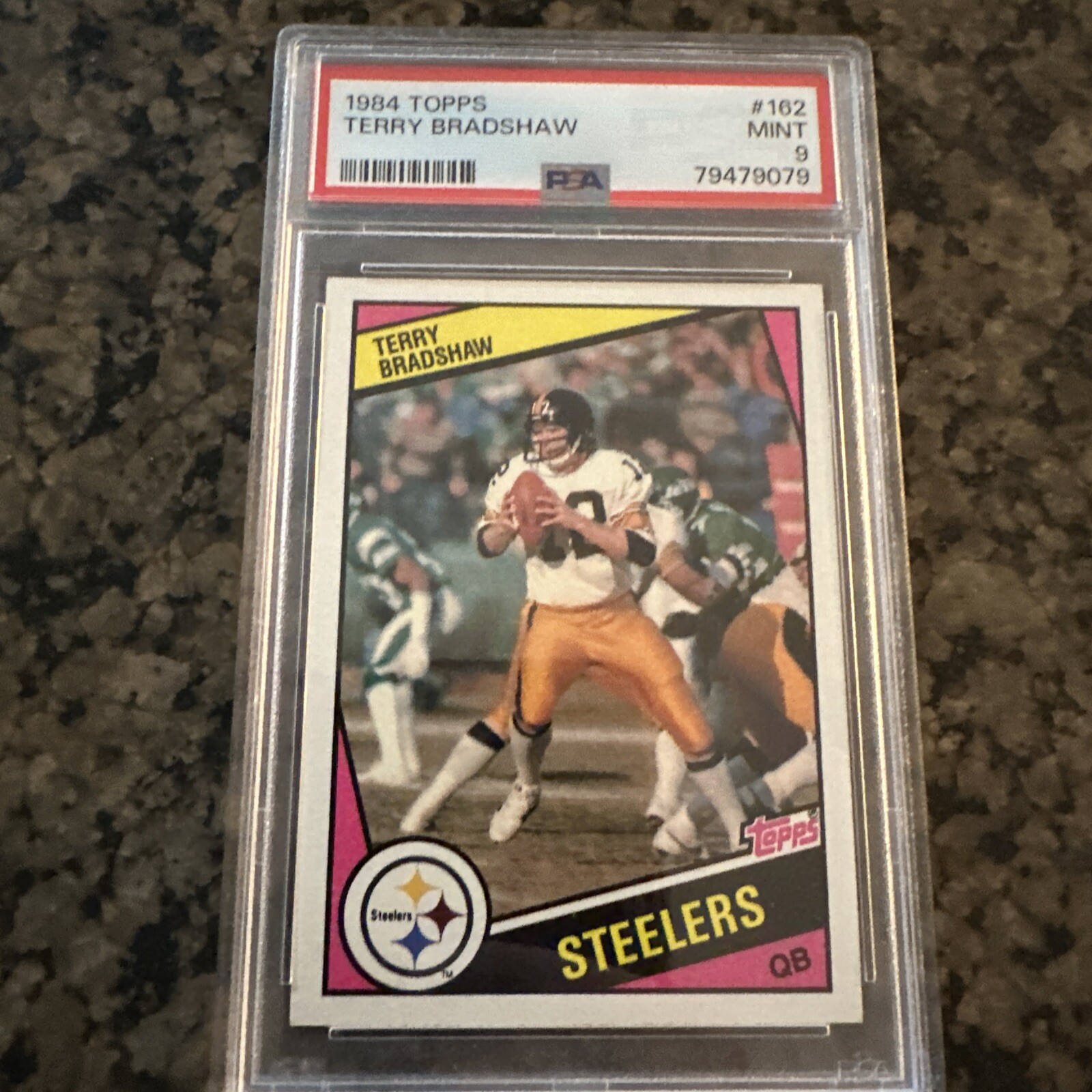 1984 TOPPS #162 TERRY BRADSHAW STEELERS HOF PSA 9 | eBay
