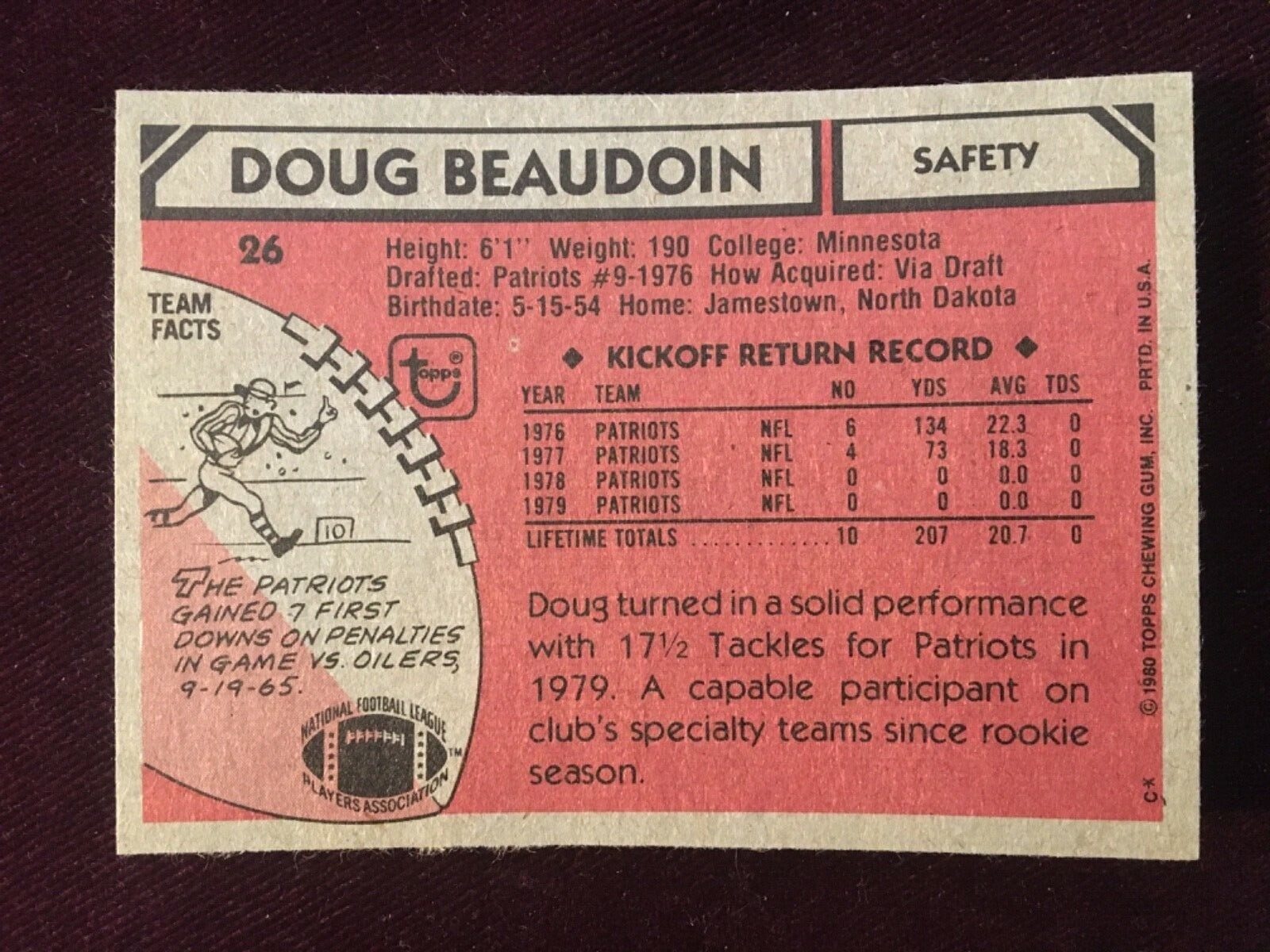 1980 Topps - #26 Doug Beaudoin for sale online | eBay