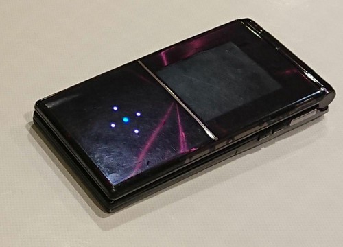 Fujitsu Docomo F-03C Purple Flip Phone Mobile Communication Confirmed ...