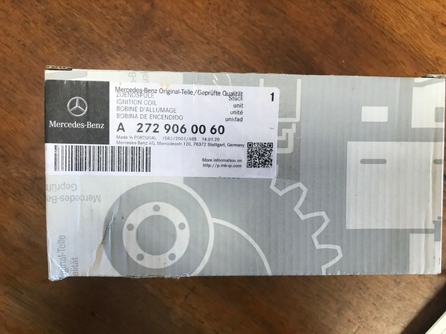 Mercedes-Benz E350 E550 C300 S550 Ignition Coil Genuine 2729060060 | eBay