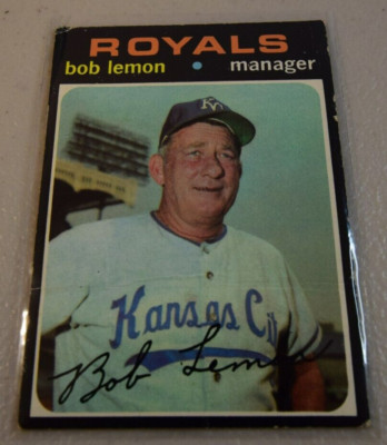 1971 Topps #91 Bob Lemon ROYALS | eBay