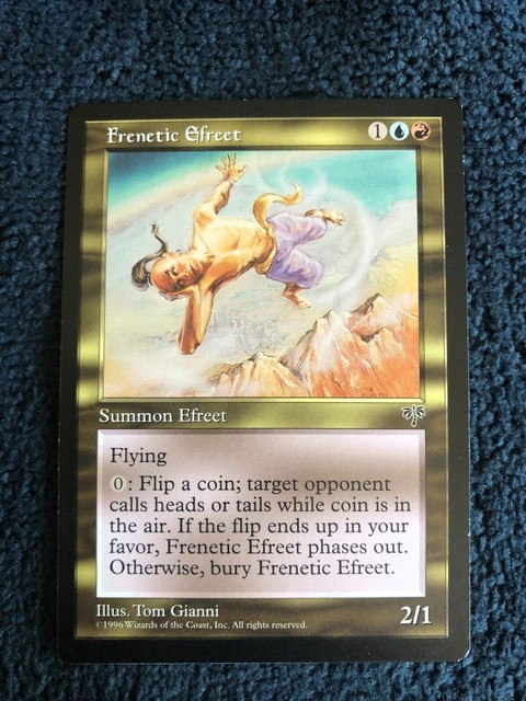 MTG Frenetic Efreet Mirage Regular Rare for sale online | eBay