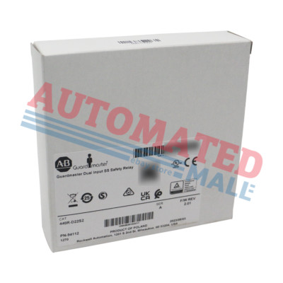 **New**AB 440R-D22S2 Guardmaster Dual Input SS Output Safety Relay ...