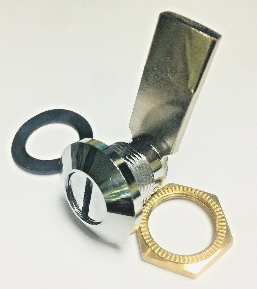 Keyless Slotted Quarter Turn Latch Cam Lock Tool Operate Coin Operate ...