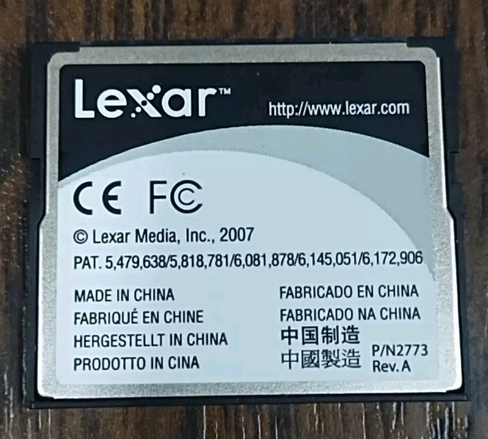 Lexar 2GB Platinum II 80x CF Compact Flash Camera Memory Card | eBay