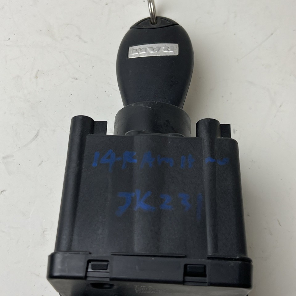 2014 DODGE RAM 1500 IGNITION LOCK SWITCH MODULE WITH KEY 56046942AF OEM ...