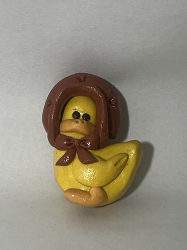 Vintage Refrigerator Fridge Magnet Little Yellow Duck 2 Inch Suzi | eBay