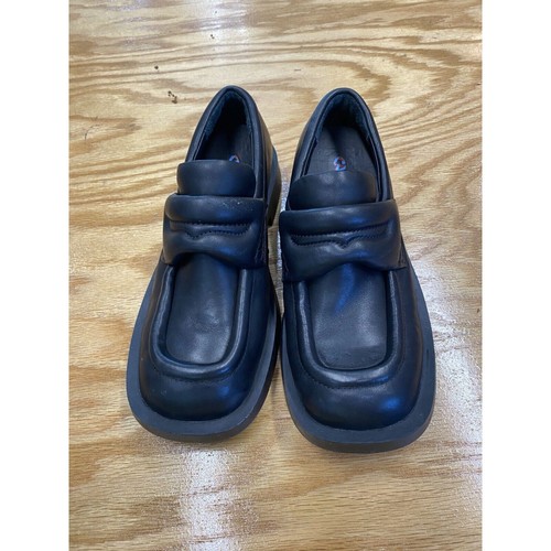 Camperlab Mil 1978 Loafer Womens 7 Black Leather Slip-On Casual Square ...