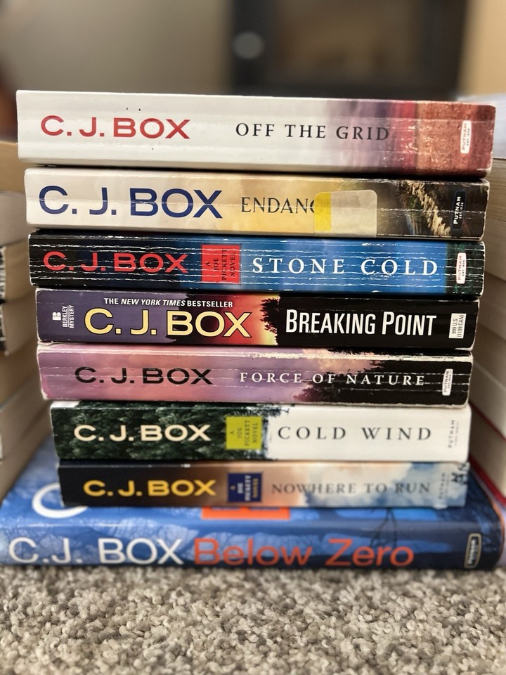 CJ C.J. Box Complete - Lot of 35 Books- Battle Mountain Joe Pickett ...