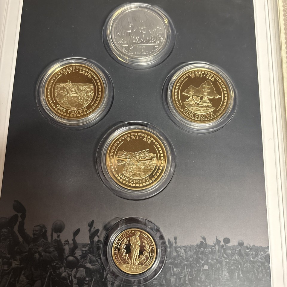 WW1 A War To End All Wars, Coin Collection, 8g of 9ct Gold Bullion Coin ...