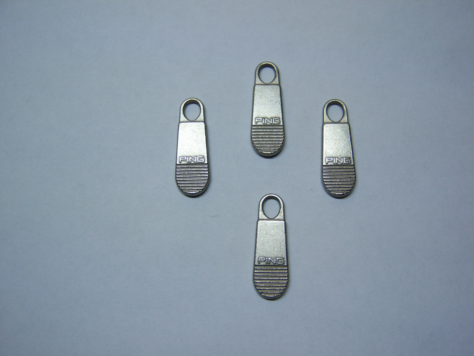 New Metal Ping Zipper Pull " Lot of 4 Pulls " | eBay