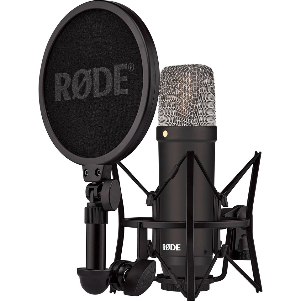 Rode NT1 Signature Series - Black Condenser Microphone with AI1 and Mic ...
