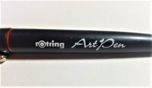 Rotring Art Pen with 1.9 Calligraphy, Sketch, Drawing stainless nib ...