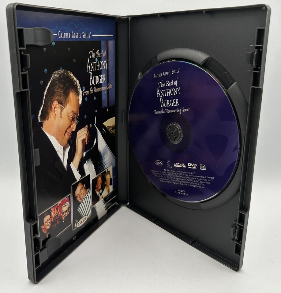 The Best Of Anthony Burger DVD From The Homecoming Series Gaither ...
