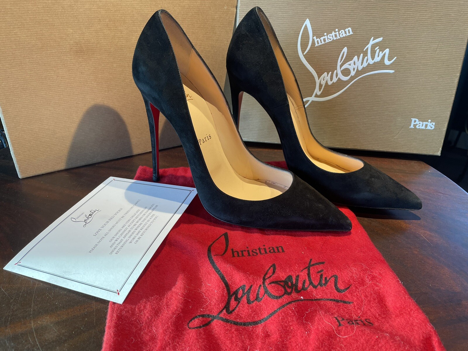 Christian Louboutin So Kate Black Leather Pump Stilet… - Gem