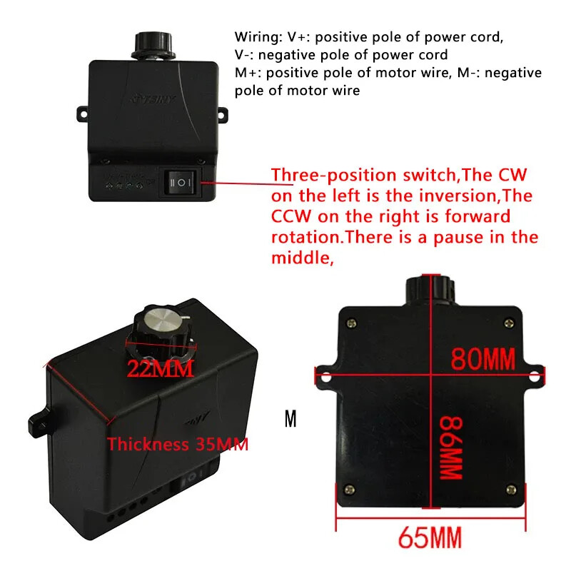 Reciprocating Swing Motor DIY Custom Left and Right Swing DC Motor ...