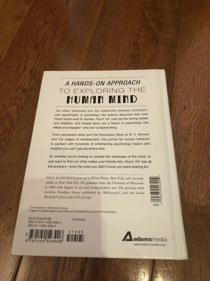 Adams 101 Ser.: Psych 101 : Psychology Facts, Basics, Statistics, Tests ...