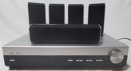 RCA Home Theater System RT2390 Surround Sound Receiver & 5 Speakers ...