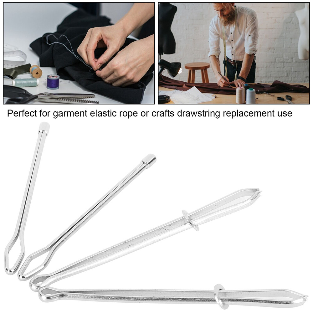 Set Elastic Cord Rope Threader Clip Tweezer Elastics Sewing Accessories ...