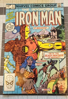 Iron Man Annual #5 (Marvel, 1982) Resurrection of Killmonger VF | eBay