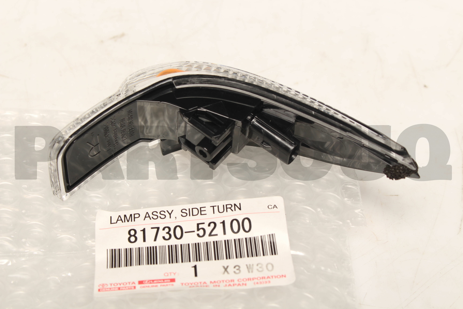 8173052100 Genuine Toyota LAMP ASSY, SIDE TURN SIGNAL, RH 81730-52100 ...