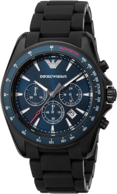 [Emporio Armani] SIGMA AR6121 Men's Watch, Black | eBay