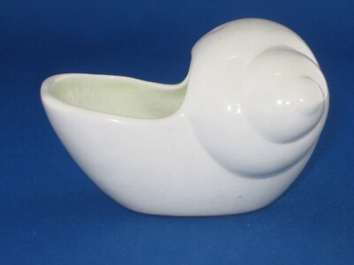 Plichta London Unusual Pottery Vintage Nautilus Sea Shell. | eBay UK