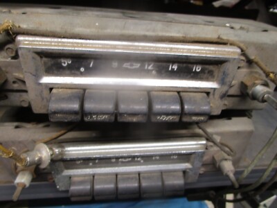 Chevy Bel Air Cab Vintage Radio Lot X2 AM 1954-1959 Rare 12-Volt | eBay