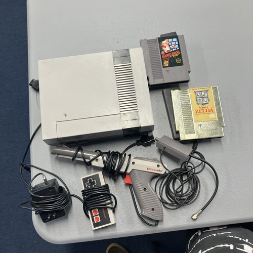 Nintendo NES Console in EXCELLENT Condition with Controllers, Connections, Games | eBay
