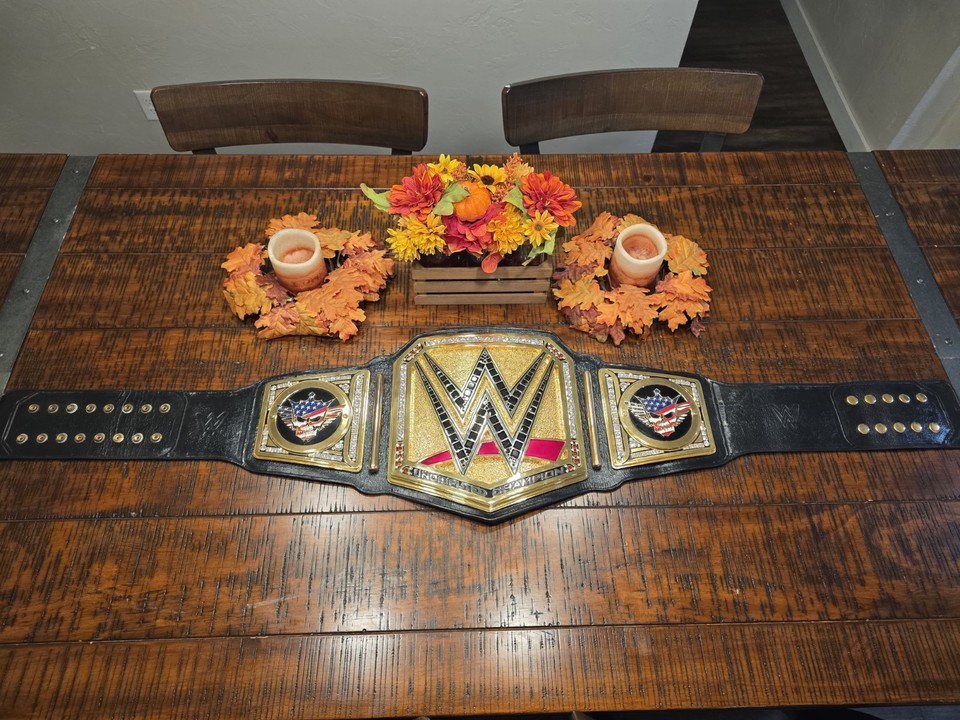 Real Premium Leather Gold WWE Undisputed Championship Belt Custom Art ...