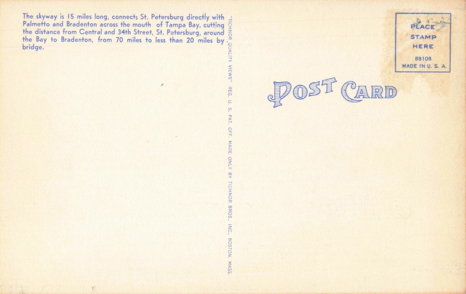 Postcard Sunshine Skyway Bridge Florida | eBay