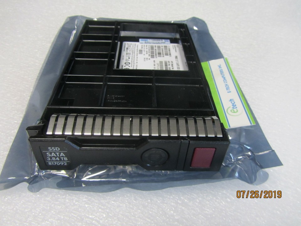 816933-B21 817092-001 816876-006 816959-001 VK3840GFDKN HPE 3.84TB 6Gb ...