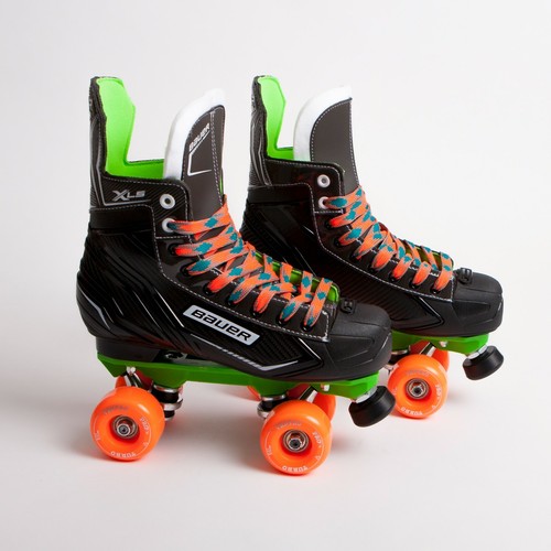 Bauer X-LS Quad Roller Skates XLS - Sure-Grip Rock Plate - Ventro ...