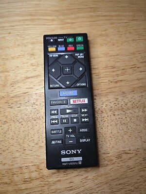 Genuine Sony Remote RMT-VB100U Blu-Ray BDP-BX320 BDP-BX520 BDP-S6500 ...