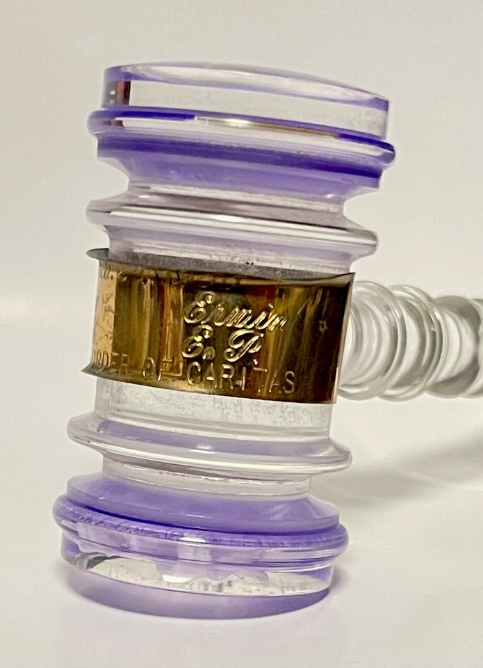 Lucite Gavel - Royal Order of Caritas Dated 2/21/1966 Masonic? | eBay