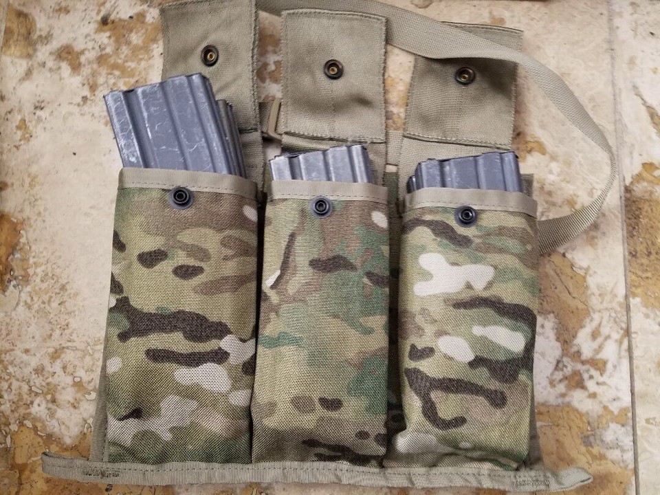 USGI OCP Molle II Bandoleer 6-Mag Pouch, Plus 2 ACU, 2 DCU Bandoliers ...