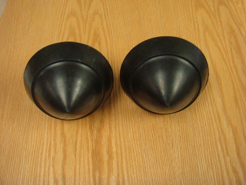 1957 CHEVY FRONT ACCESSORY RUBBER BUMPER BULLETS , new pr with Hardware ...