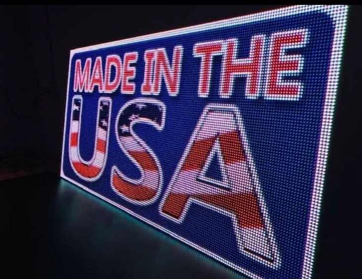 LED Sign Outdoor Full Color Programmable Message Digital Sign P10 6.5 ...